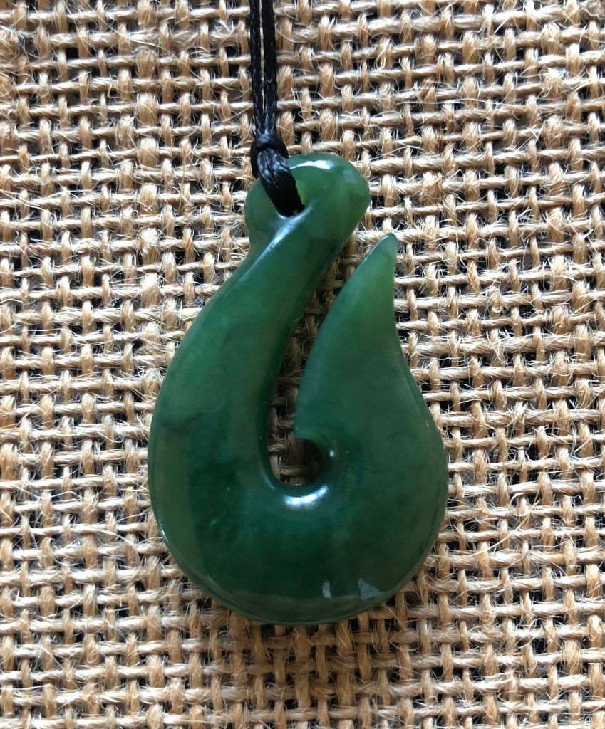 Hei Matau (Fish Hook) - Traditional Jade